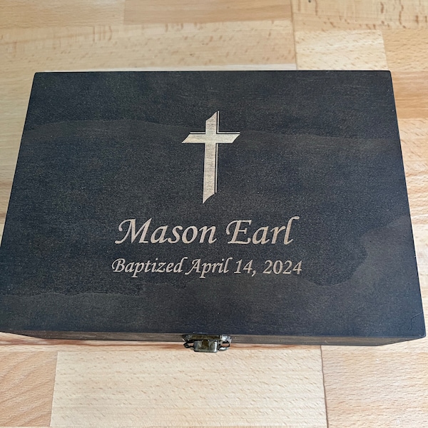 Boy First Communion Gift Memory Box, Cute Gift Idea for 1st Communion ...