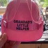 Grandad's Little Helper Children, Kids Hard Hat Safety Construction ...