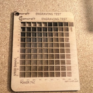 Diode Laser Cutting Test Files Digital Download Laser Engraving Project ...