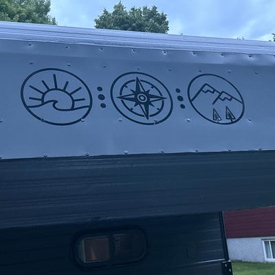 Surf Stickers, Van Stickers, Camper Stickers, Caravan Stickers, Beach ...