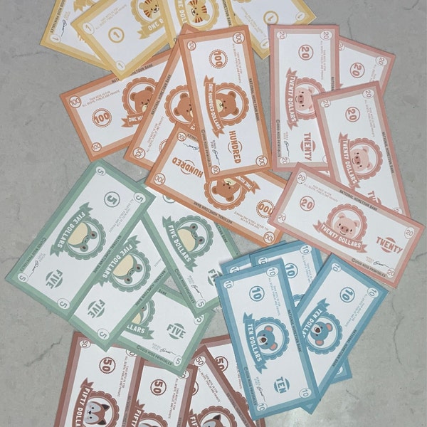 Play Money Printable, Pretend Play, Mom Bucks, Learning Money ...