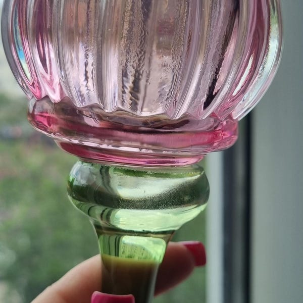 Pink Heart Longdrink Glass With Gold Rim, Coquette, Aesthetic, Handmade ...