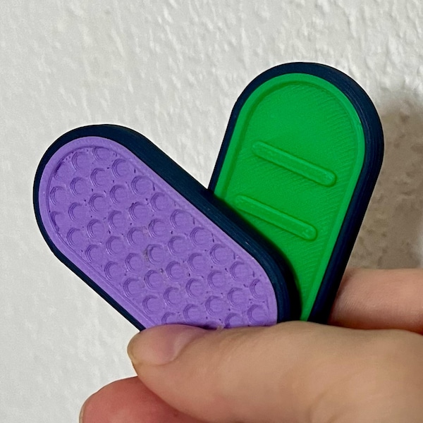 Round Fidget Toy Magnet Slider | Work | School | Personalized Gift ...