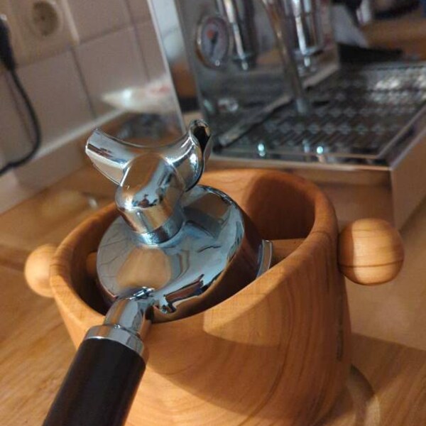 Walnut Wood Striped WDT Tool With Stand, Food Contact Compliance ...