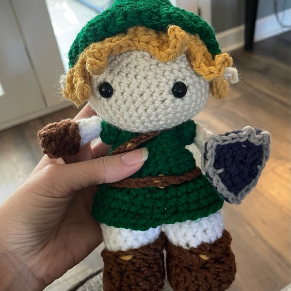 PDF: Zelda and Link Inspired Amigurumi Doll Crochet Pattern by ...