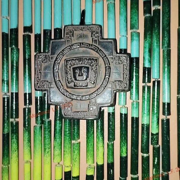 Inti Sun Chakana Handmade Shaman Idol Wall Art, Andean Cross, Peru ...