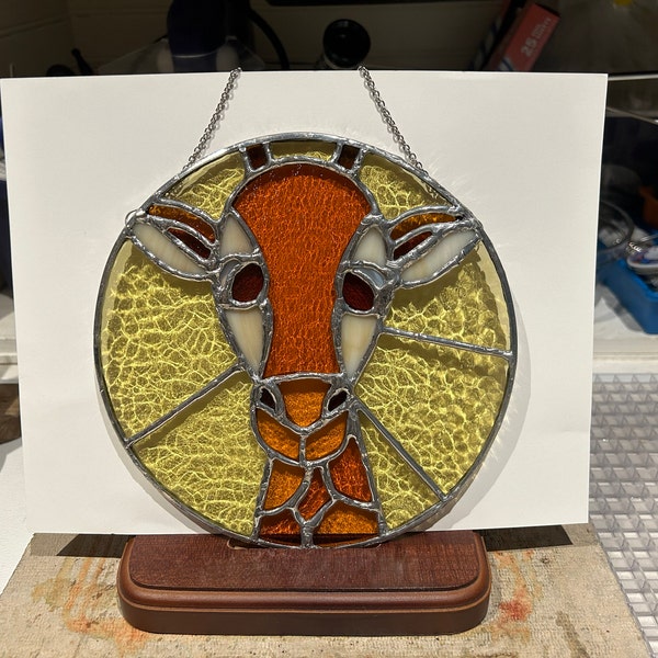 Giraffe Stained Glass Pattern - Etsy