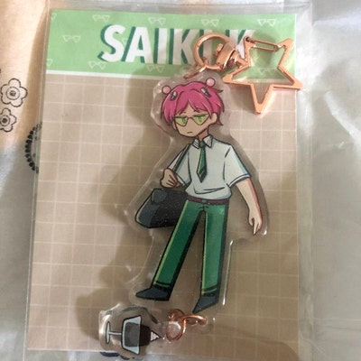 RESTOCKED Disastrous Life of Saiki K Anime 3 Double Sided Glitter ...