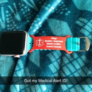 Silicone Medical Alert Bracelet With Yellow Medical Star and ...