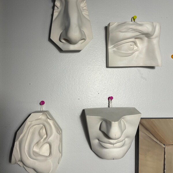 Eye of David Plaster Cast Art Reference, Handmade Sculpture for Artists ...