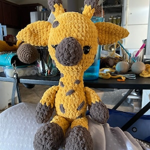 PATTERN: Plush Gemma the Giraffe Pattern Amigurumi Chunky Giraffe ...