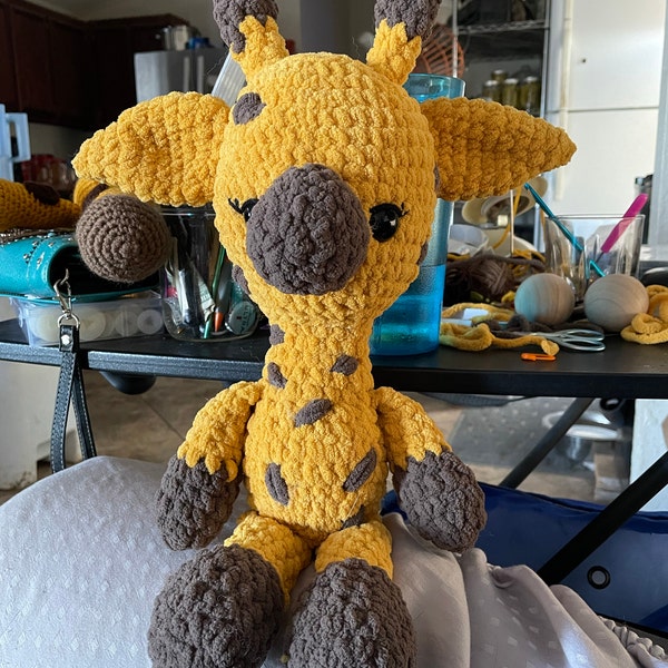 PATTERN: Plush Gemma the Giraffe Pattern - Amigurumi Chunky Giraffe ...