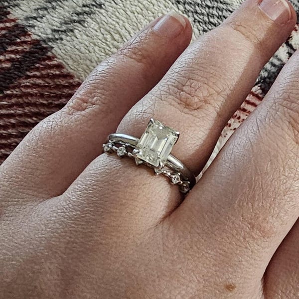 Delicate Eternity Band - Dainty Promise Ring - Sterling Silver Stacking ...