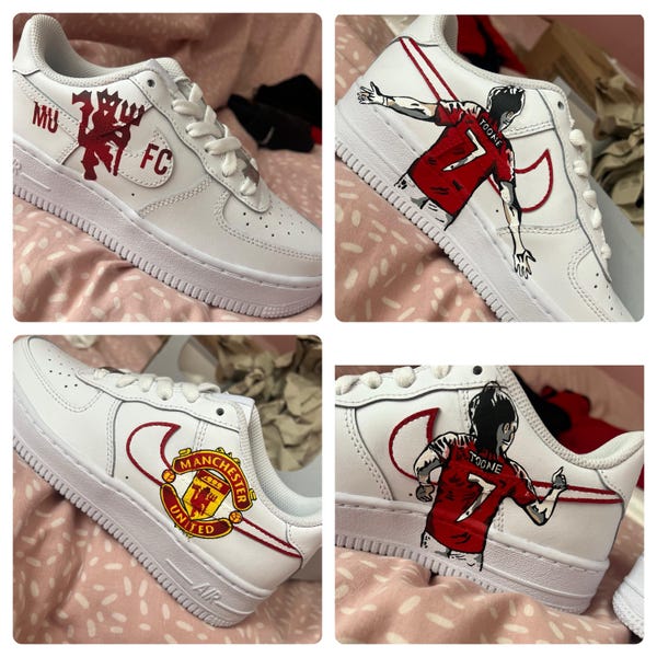Sesame Street Elmo Cookie Monster Inspired Air Force 1 Trainers ...
