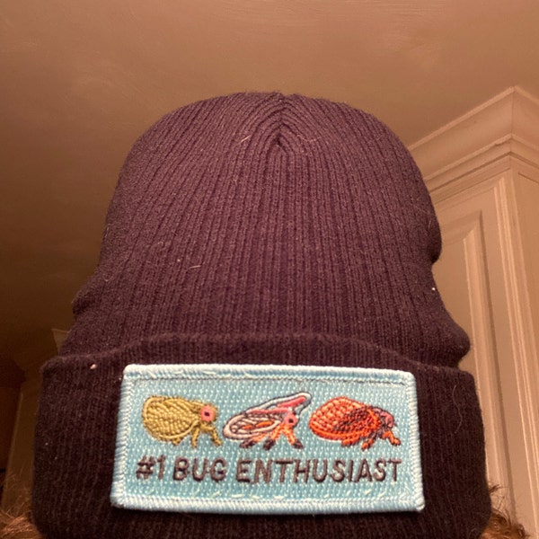 Number 1 Bug Enthusiast Iron-on Patch / Entomologist / Entomology ...
