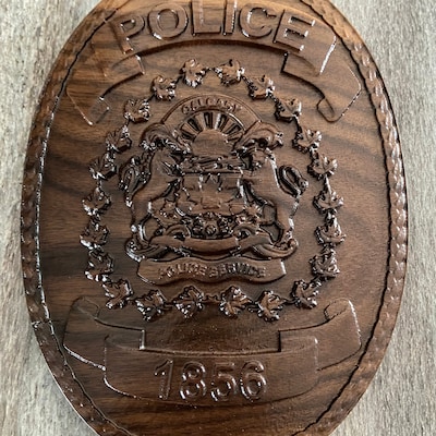 Ontario Provincial Police Wooden Badge - Etsy