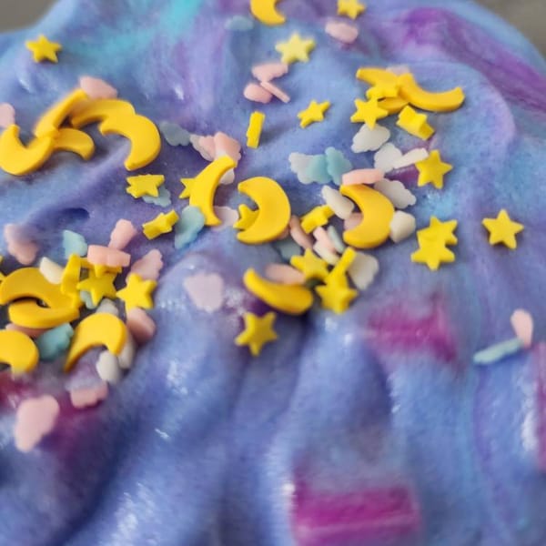 Moon Light Cubes Slime, Cloud Dough Slime, DIY Slime, Jelly Cube Slime ...