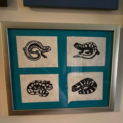 Mini Cicada Linocut Print - Etsy