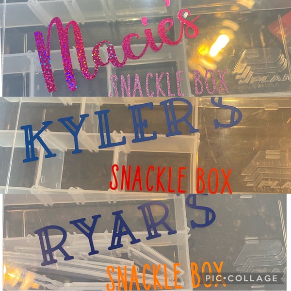 Customized Snack Box Ballet Personalized Snackle Box Custom Name Box - Etsy