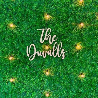 The Last Name Wood Sign Laser Cut Name Word Cut Out Last Name Sign ...