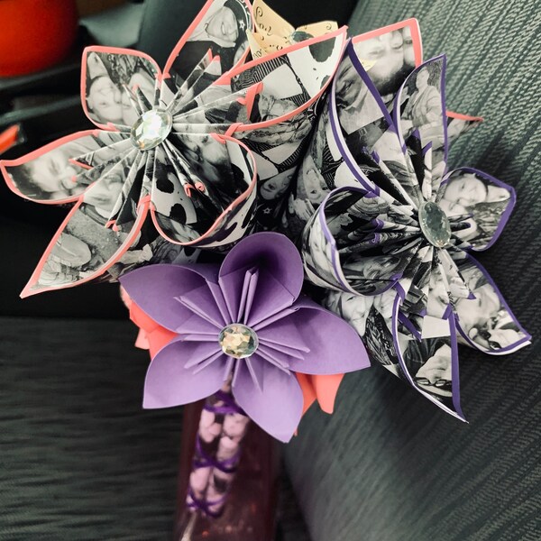 Paper Memory Bouquet- Perfect for Her, Perfect for Mom, Gift, First ...