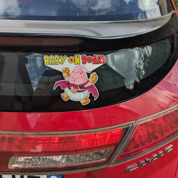 Baby Anime - Baby on Board | Bumper Sticker | Weatherproof Car Vinyl ...