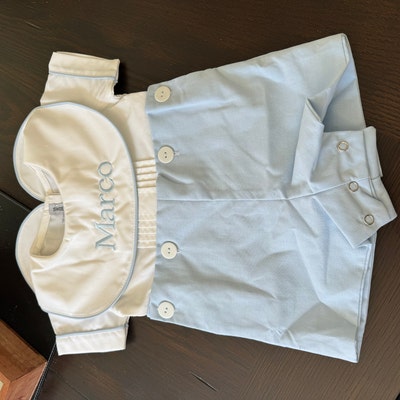 Baby Boy Coming Home Gown Personalized Baby Gift, Monogrammed Take Home ...