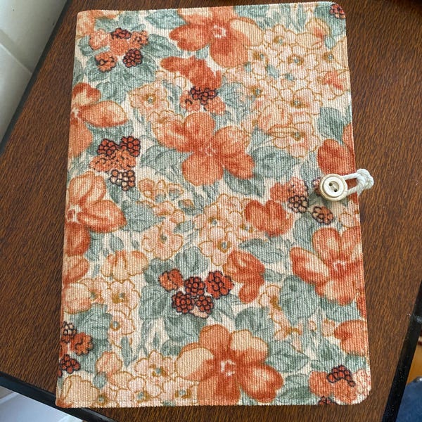 Retro Corduroy Printed Cloth Journal A5 A6 Loose-leaf Wire-bound ...