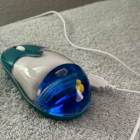 Y2K Aqua Style Mouse (USB) With Duck Floater - Etsy UK