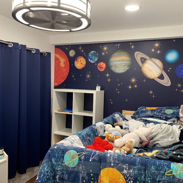 Solar System Themed Bedroom