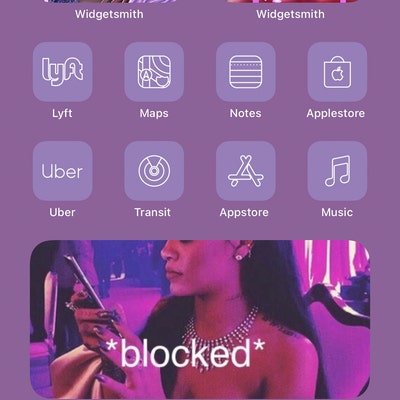 Lavender App Icons, Purple Icons, iPhone App Covers, Purple Aesthetic ...