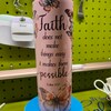 Faith Bible Verse 20oz Skinny Tumbler Sublimation - Faith Luke 1:37 ...