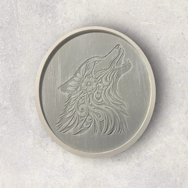 Howling Wolf SVG, Wolf Vector Design for Cutting Machines, Wolf PDF ...