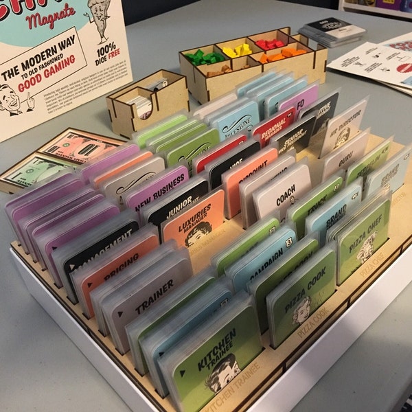 Insert for Food Chain Magnate to Hold Sleeved Cards - Etsy