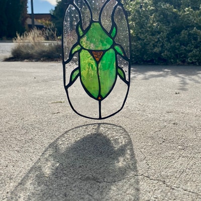 Stained Glass Insect, Stained Glass Beetle Pattern, Digital Download ...