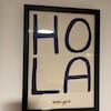 Hola Amigos UNFRAMED Print | Hola Prints Colourful Decor Hola Poster ...