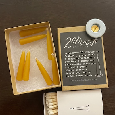 20 Min. Candles the Original 7-day Sample Set - Etsy