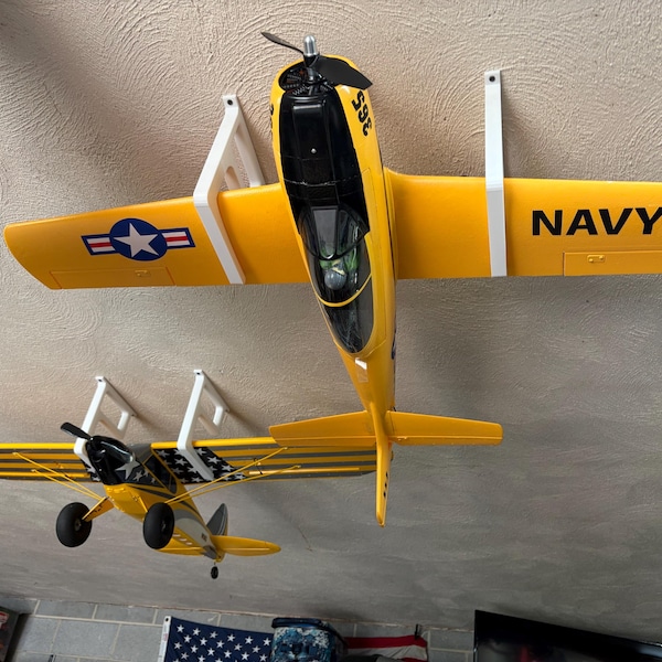 RC Airplane Hanger Ceiling Mount Wall Bracket for Hanging Extra Large ...