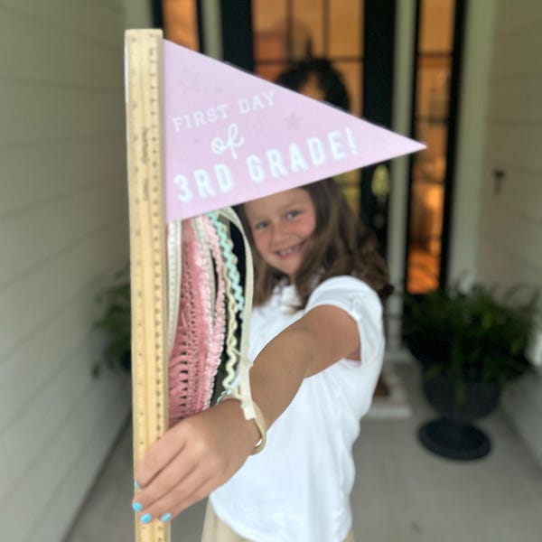 First Day of TK Pennant Instant Download, First Day Printable School ...