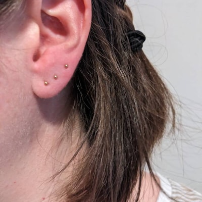 Angel Wings Piercing single Mix Marquise Cz Piercing, 925 Sterling ...