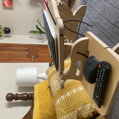 Laptop Desk for Comfortable Lying or Sitting, Eases Neck and Back ...