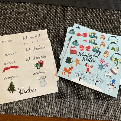 Festive Months of the Year Postcard Bundle Gift for Postcard - Etsy