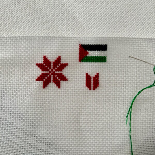 Palestine Map Poppy Patch - Etsy