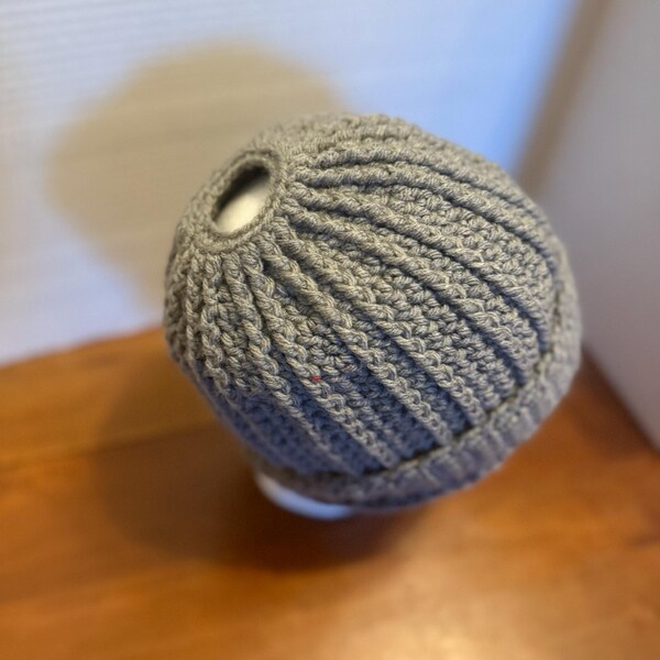 Easy Breezy Bun Beanie Crochet Pattern - Messy Bun Hat Crochet Pattern ...
