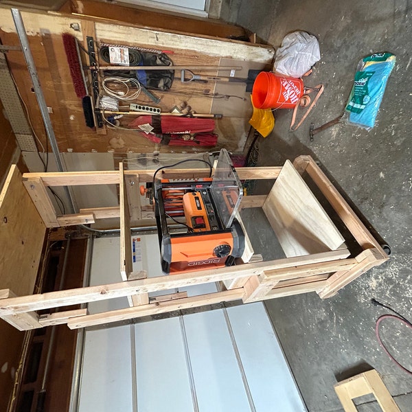 Transforming Shelf /workbench Plans, Convertible Table/shelf Build ...