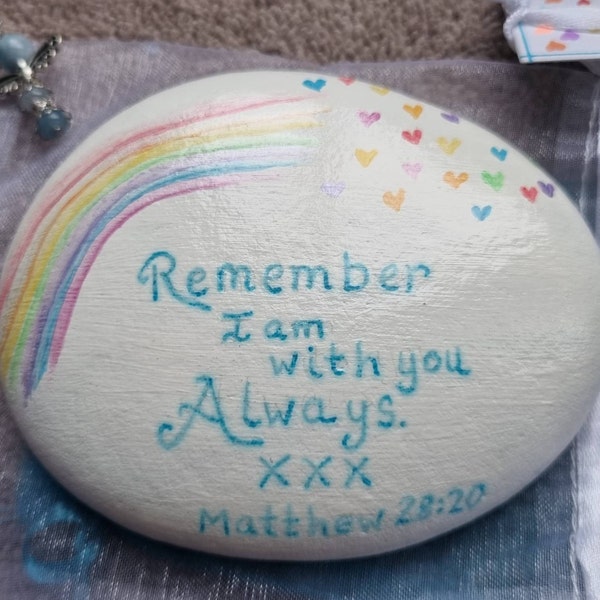 Name Stone. Hand Painted Pebbles. Painted Rock Art. Child's Name. Gift ...