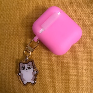 Cat Meme Keychain Double-sided Acrylic Charm - Etsy