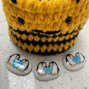 You Are Loved Sparkly Heart Pebble /positive Pebbles /kindness - Etsy