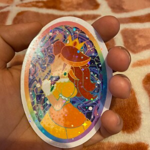 Game Princess Vinyl Holographic Sticker - Etsy