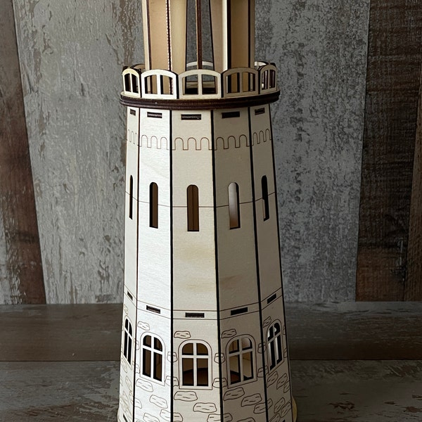 Wine Box Lighthouse, Laser Cut File, Svg, Dxf, Cdr, Pdf, 3mm Wine Gift ...